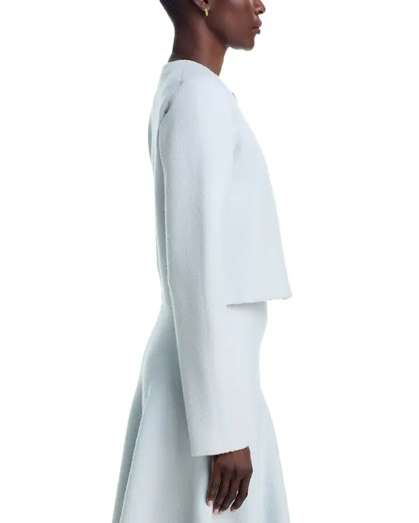 Brandon Maxwell The Ryder Wool Knit Jacket