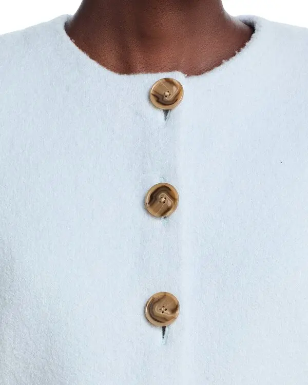 Brandon Maxwell The Ryder Wool Knit Jacket