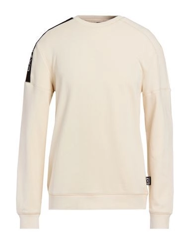 EA7 Crewneck Sweatshirt With Logo Detail - Beige