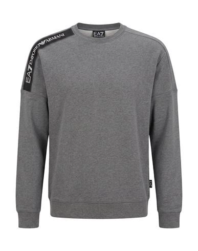 EA7 Crewneck Sweatshirt With Logo Detail - Grey
