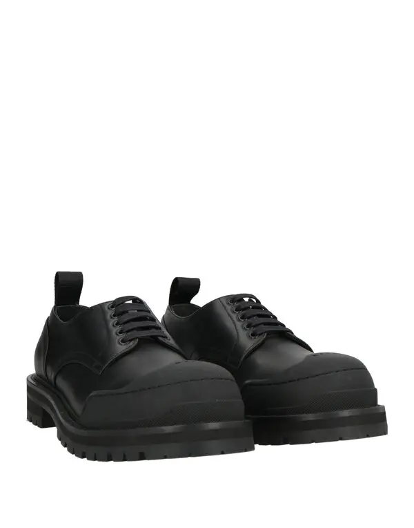 Marni Lace-up Leather And Rubber Oxford Shoes