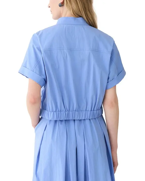 Lafayette 148 New York Short Sleeve Cropped Jacket