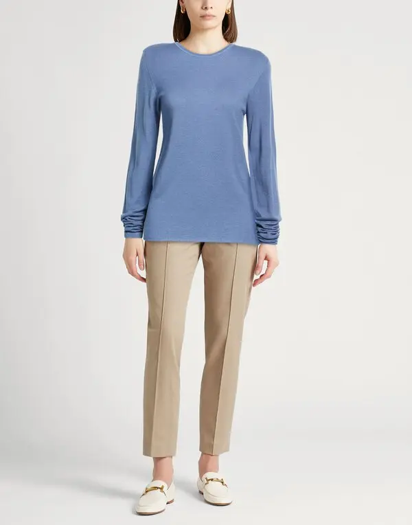 Majestic Filatures Cashmere Crewneck Sweater - Blue