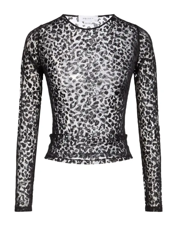 Alexander McQueen Long Sleeve Crewneck Top