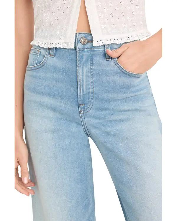 Good American High Rise Palazzo Jeans - Indigo