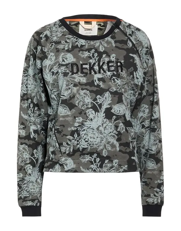 DEKKER Cotton Floral Print Sweatshirt