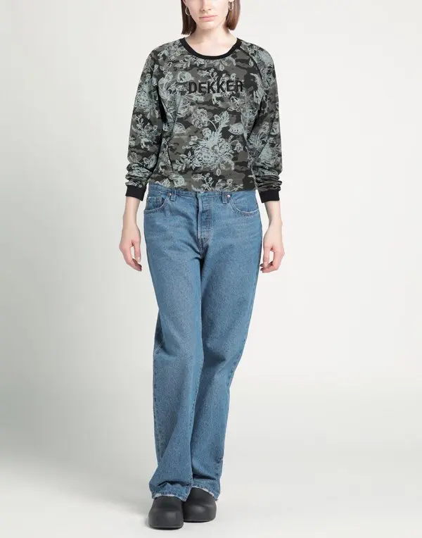 DEKKER Cotton Floral Print Sweatshirt