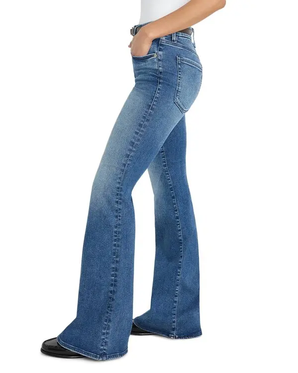Good American High Rise Flare Jeans - Indigo