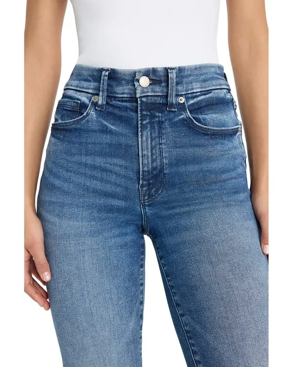 Good American High Rise Flare Jeans - Indigo