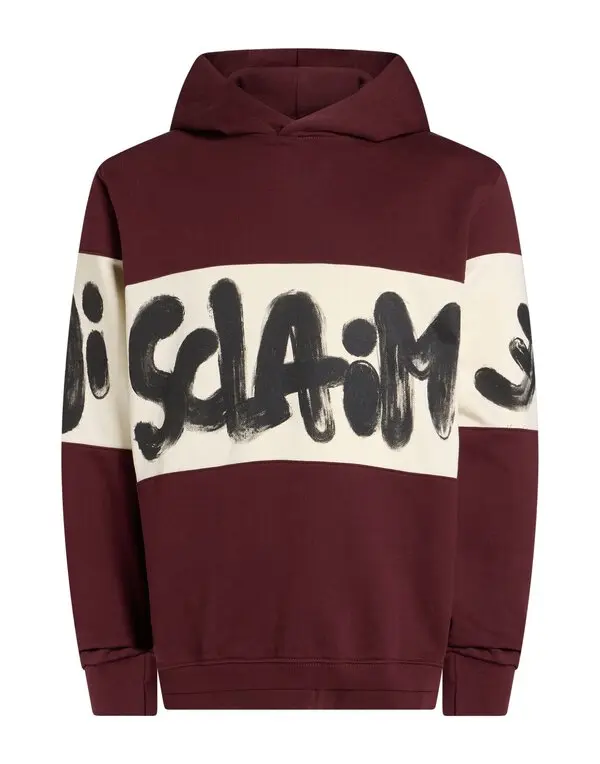 DISCLAIMER Hooded Sweatshirt With Logo Detail - Red