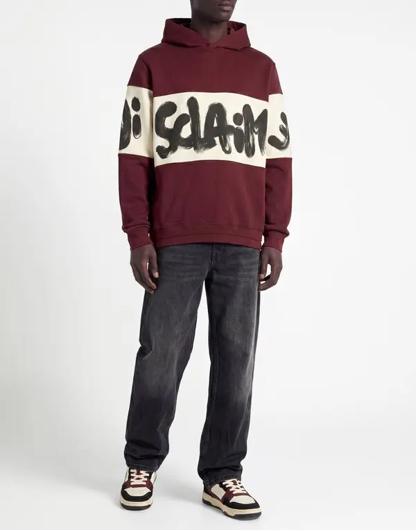 DISCLAIMER Hooded Sweatshirt With Logo Detail - Red