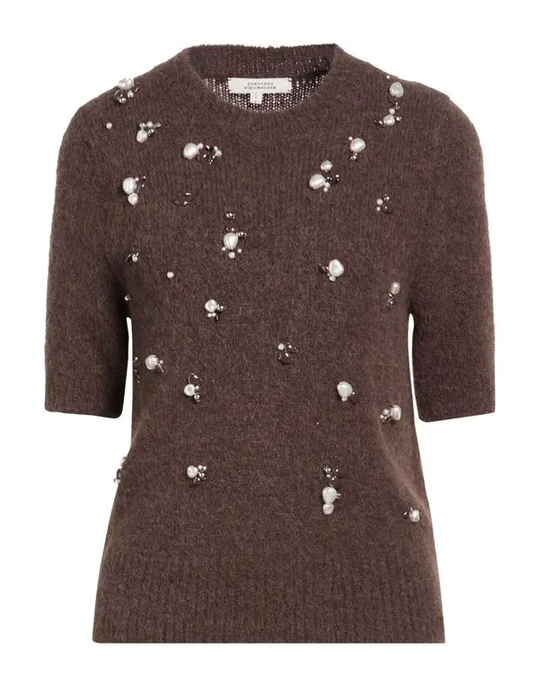 Dorothee Schumacher Embellished Alpaca Wool Blend Sweater