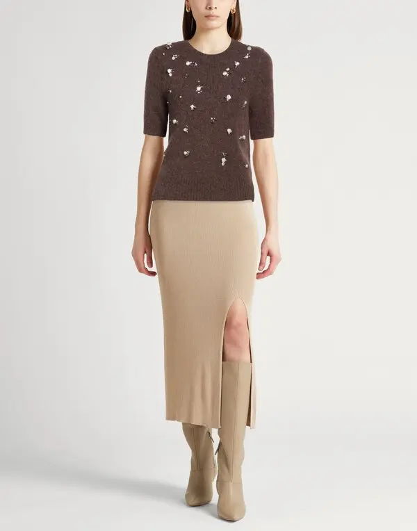 Dorothee Schumacher Embellished Alpaca Wool Blend Sweater