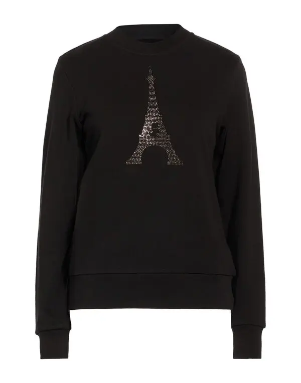 Karl Lagerfeld Cotton Sweatshirt - Black
