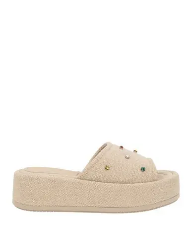 PALOMA BARCELO Isla Sandals Size Linen - Beige