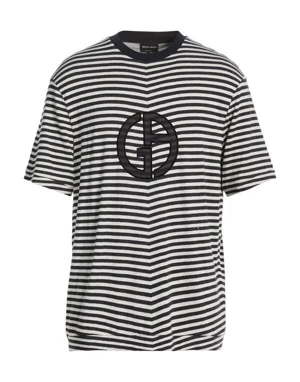 Giorgio Armani T-shirt Size Viscose, Elastane - Blue