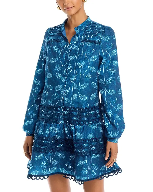 AREA STARS Volta Mini Dress - Blue