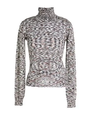 Missoni Multicolor Knitted Turtleneck Long Sleeve Top