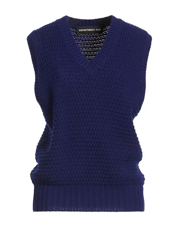 DEPARTMENT 5 Wool V-neck Sleeveless Knit Vest