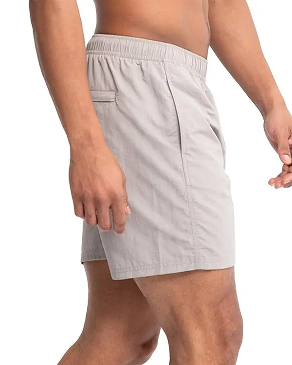 AUTO-REPLY Solid Sebastian 5.5" Swim Trunks - Pumice