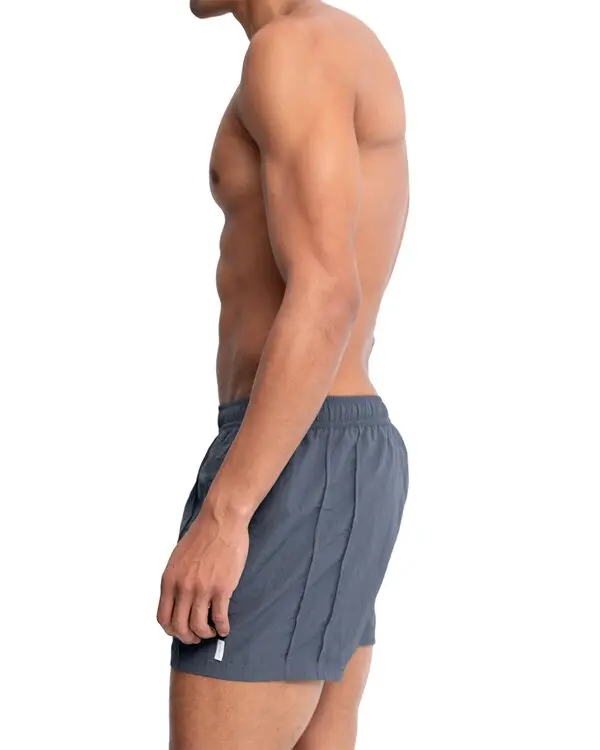 AUTO-REPLY Vertical Pintuck Sebastian 4" Swim Trunks