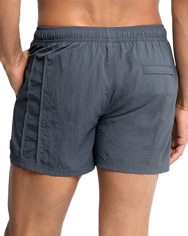 AUTO-REPLY Vertical Pintuck Sebastian 4" Swim Trunks