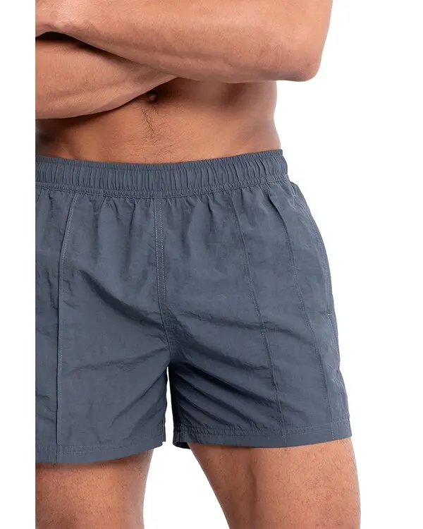 AUTO-REPLY Vertical Pintuck Sebastian 4" Swim Trunks