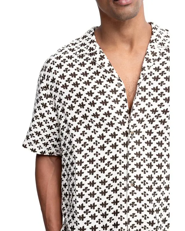 AUTO-REPLY Alex Printed Linen Shirt