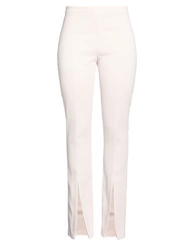 Pinko Straight-leg Crepe Pants With Front Slits - Blush