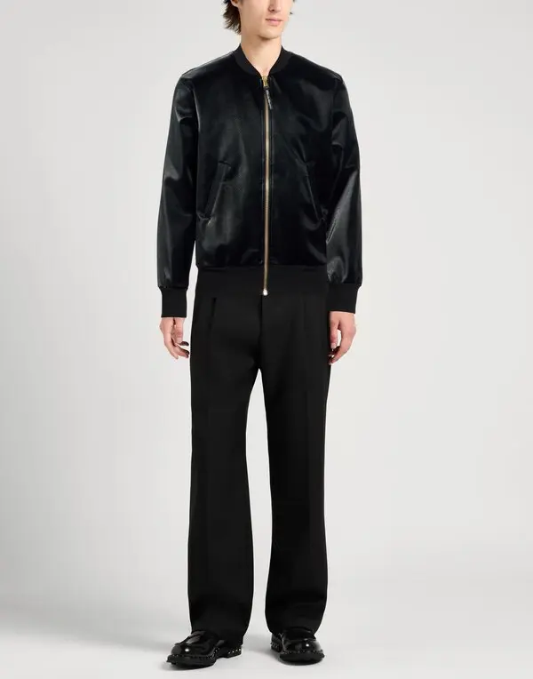 TAKESHY KUROSAWA Viscose Bomber Jacket With Snakeskin Print