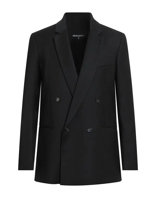 Patrizia Pepe Blazer Size Polyester, Virgin Wool, Elastane