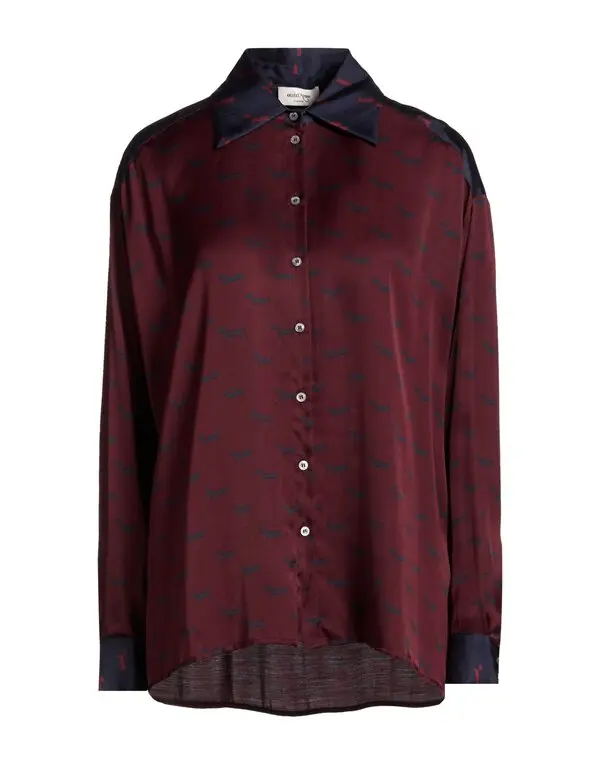 OTTOD'AME Viscose Shirt With Classic Collar And Buttoned Cuffs