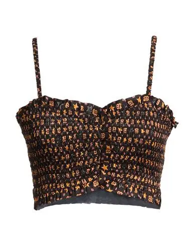Sandro Viscose Crop Top - Orange