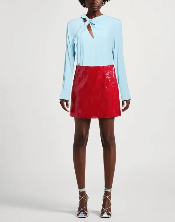 OTTOD'AME Silk Georgette Blouse