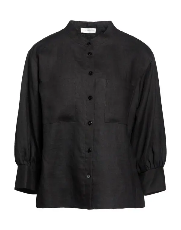 MARIA BELLENTANI Linen & Rayon Blend Shirt