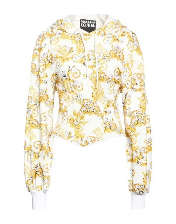 Versace Printed Cotton Terry Hoodie