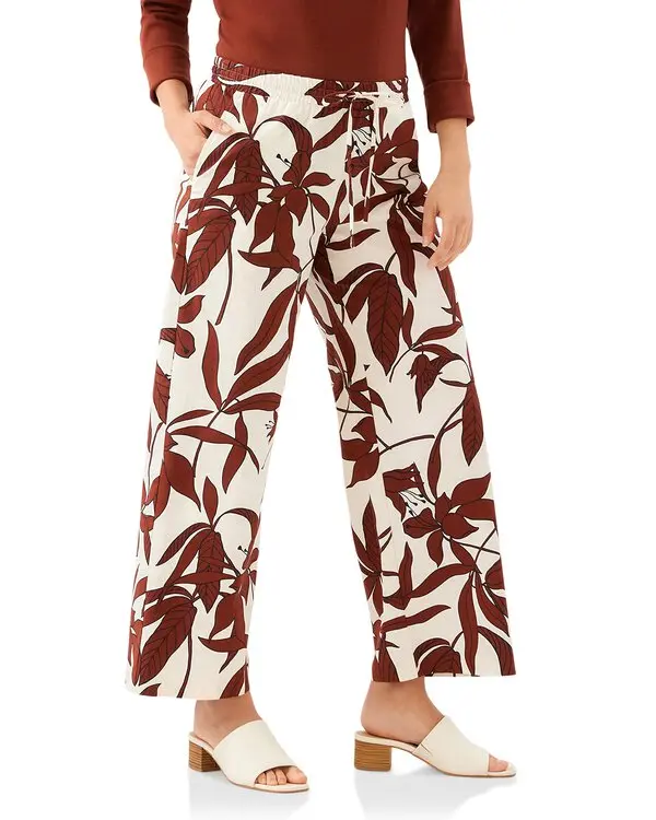 Karen Kane Printed Drawstring Ankle Pants
