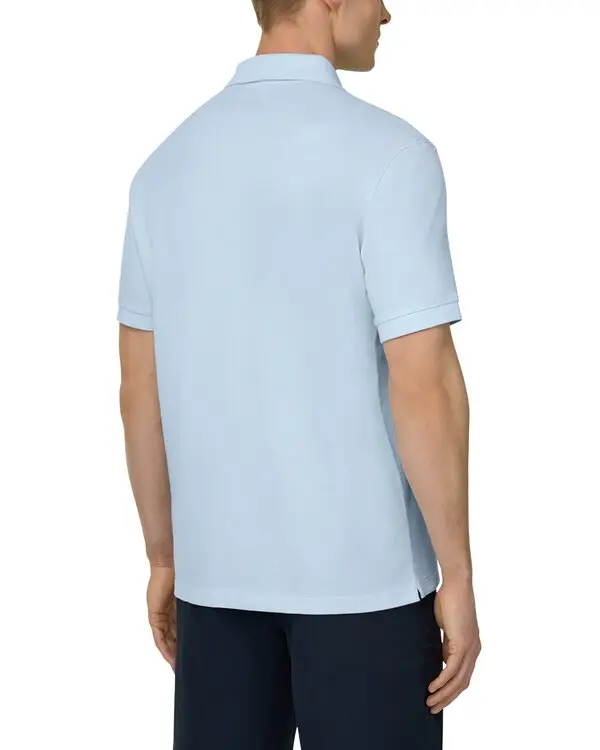 Boggi Milano Oxford Cotton Pique Polo Shirt