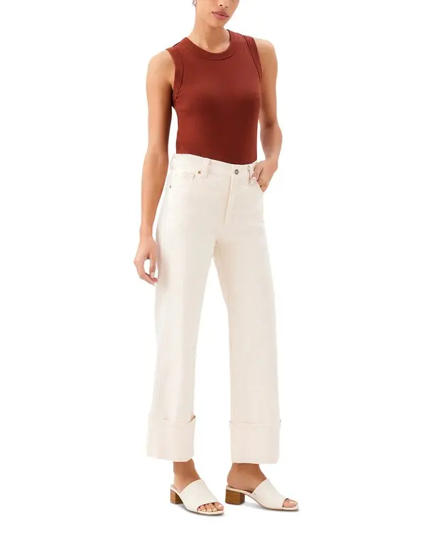 Karen Kane High Rise Cropped Jeans