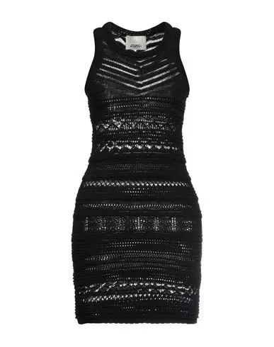 Isabel Marant Étoile Cotton And Polyamide Knit Mini Dress - Black