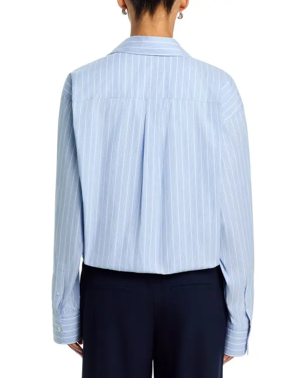 Alexander Wang Gathered Shirt - Light Blue