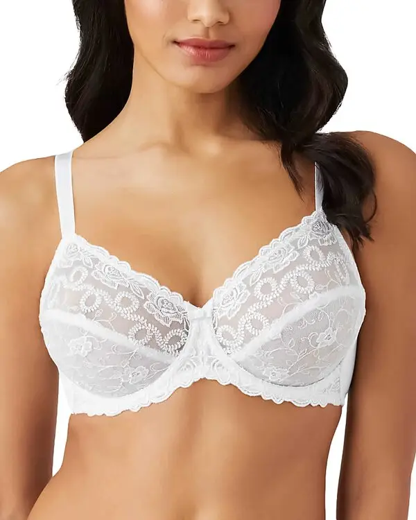 Wacoal Renaissance Rose Underwire Bra - Buff