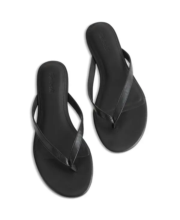 Madewell Ivanna Thong Sandals - True Black