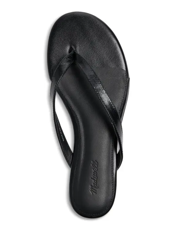 Madewell Ivanna Thong Sandals - True Black
