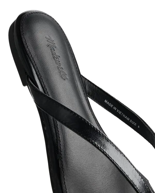 Madewell Ivanna Thong Sandals - True Black