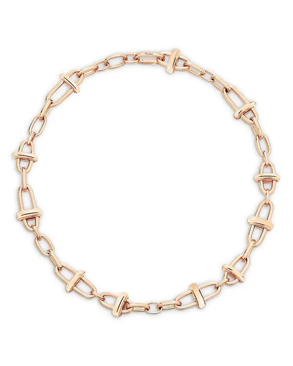 Pomellato 18k Rose Iconica Open Link Chain Necklace - Gold