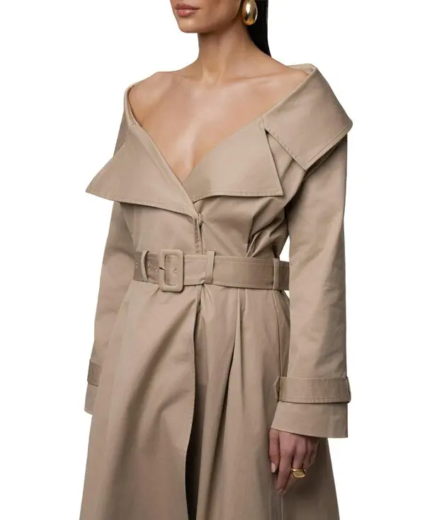 JLUXLABEL Soft Authority Trench Coat
