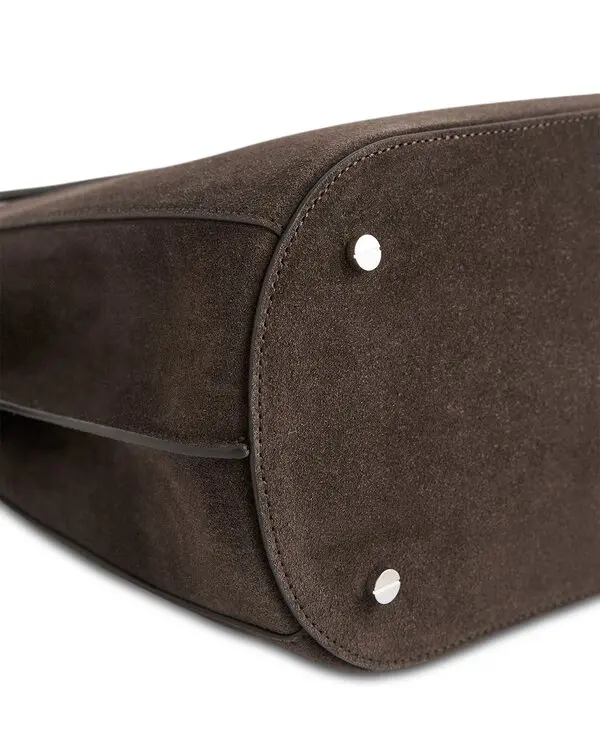 TOTEME Belted Suede Bucket Bag
