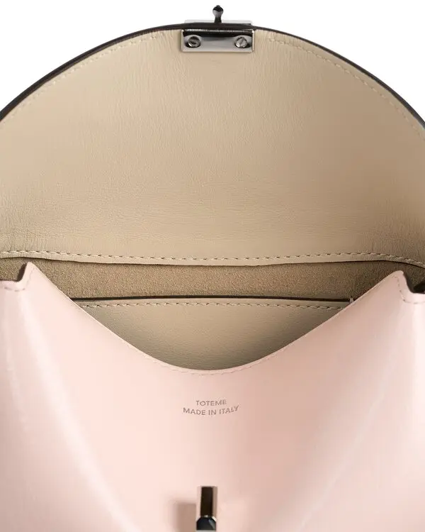 TOTEME Mini T Lock Naplak Clutch - Flamingo
