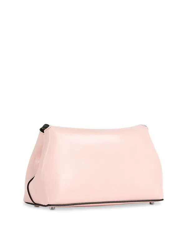 TOTEME Mini T Lock Naplak Clutch - Flamingo